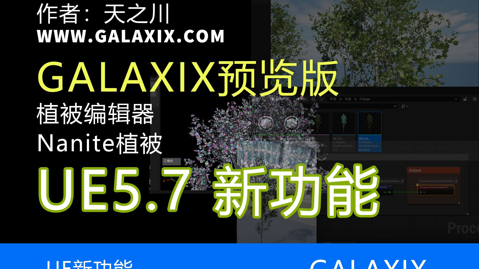 UE5.7新功能_程序化植被编辑器_Nanite植被_植被体素