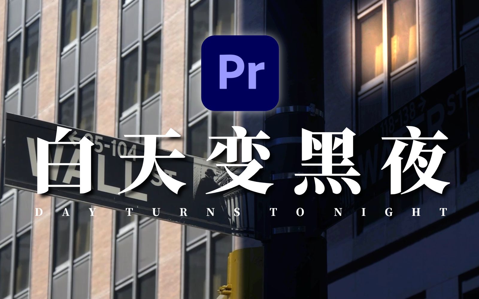 【PR教程】白天变黑夜?电影中的昼转夜原来这么简单!