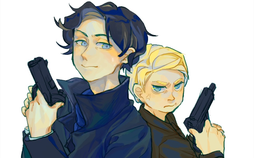 【Johnlock】七夕手书:别碰我电脑!