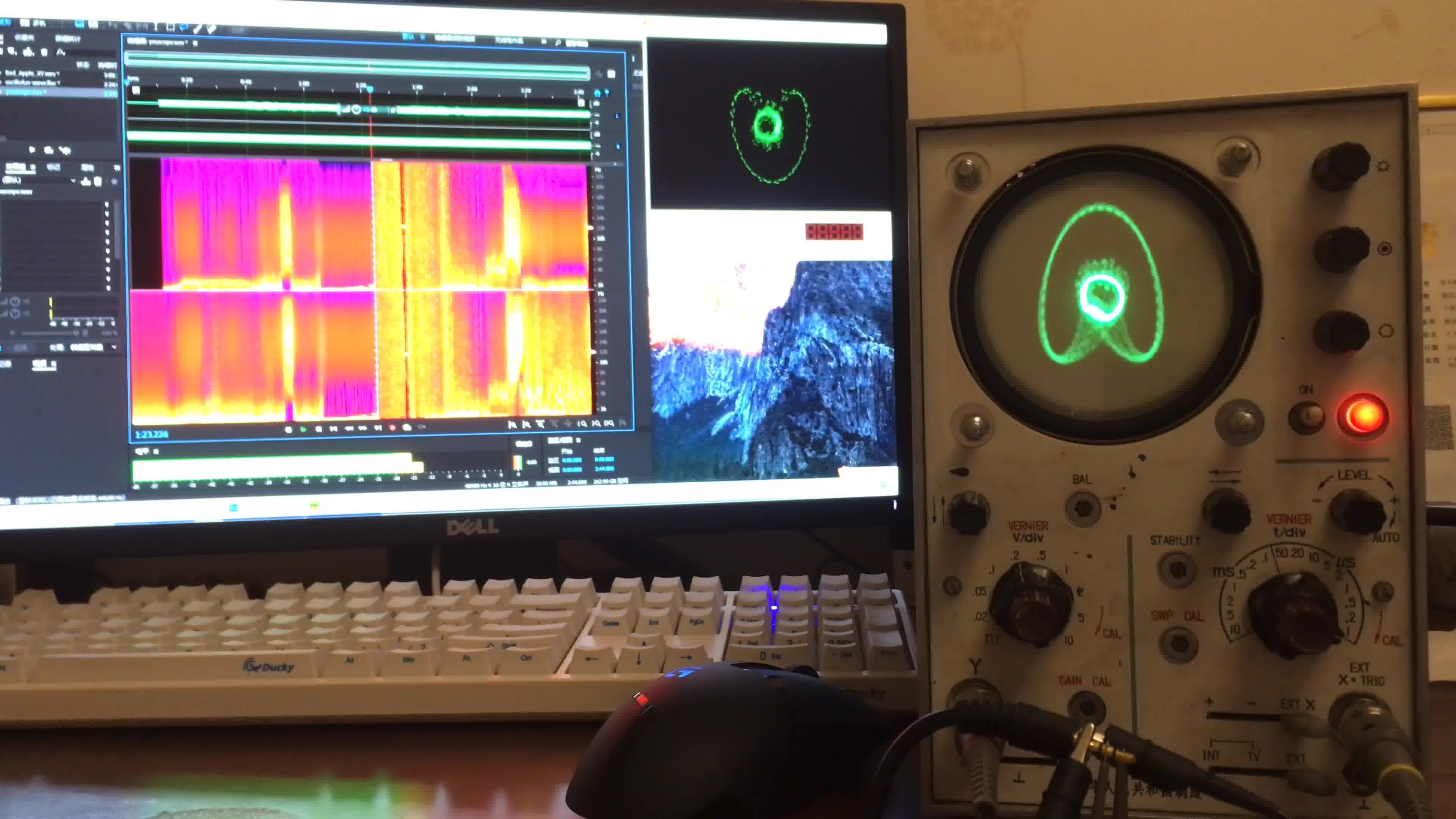 使用ST-16型示波器播放youscpoy