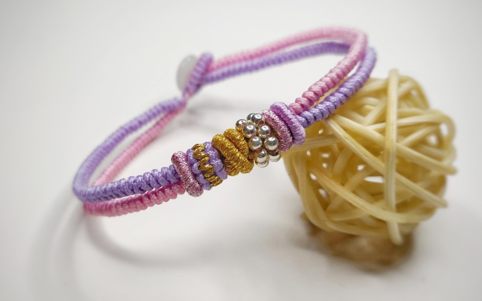 【编绳】 非常心水的手绳编织教程,小仙女必备噢～手工diy可以编闺蜜...