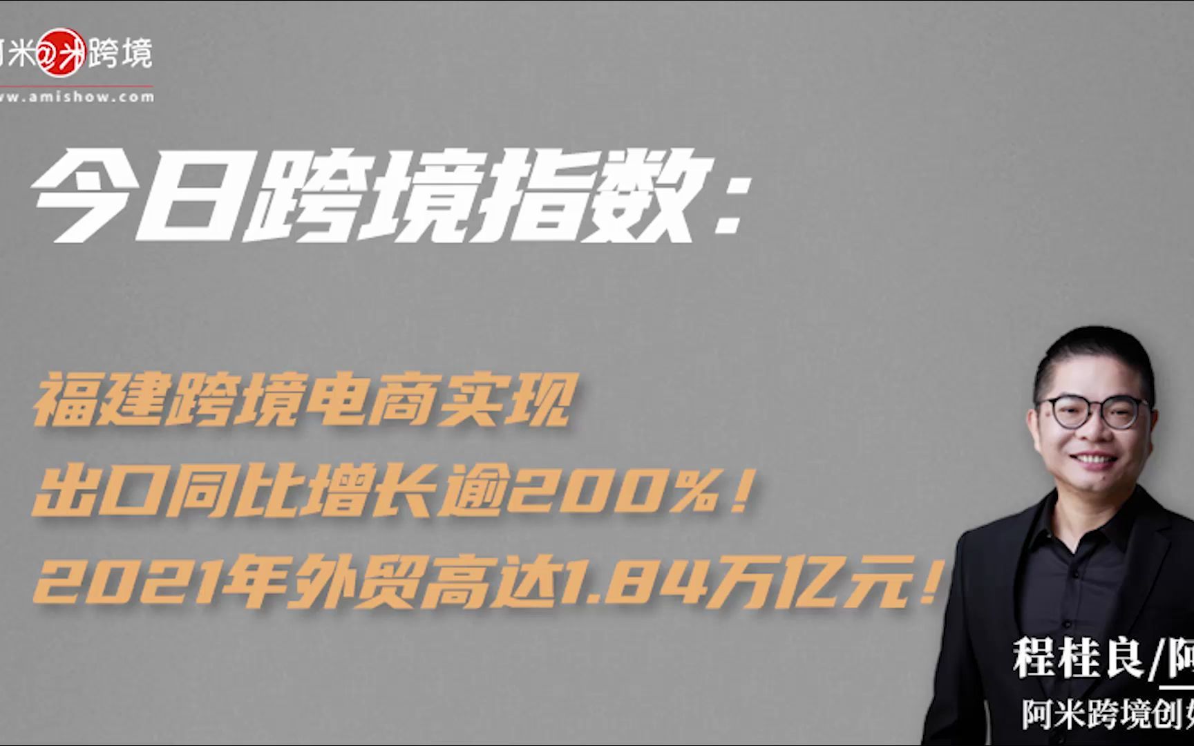 今日跨境指数:福建跨境电商实现出口同比增长逾200%!2021年外贸...