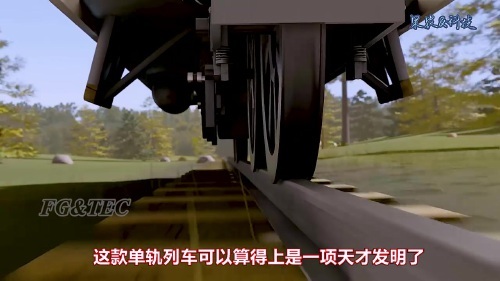 单轨火车原来也可以这么稳要是赶在双轨车之前说不好能替代它
