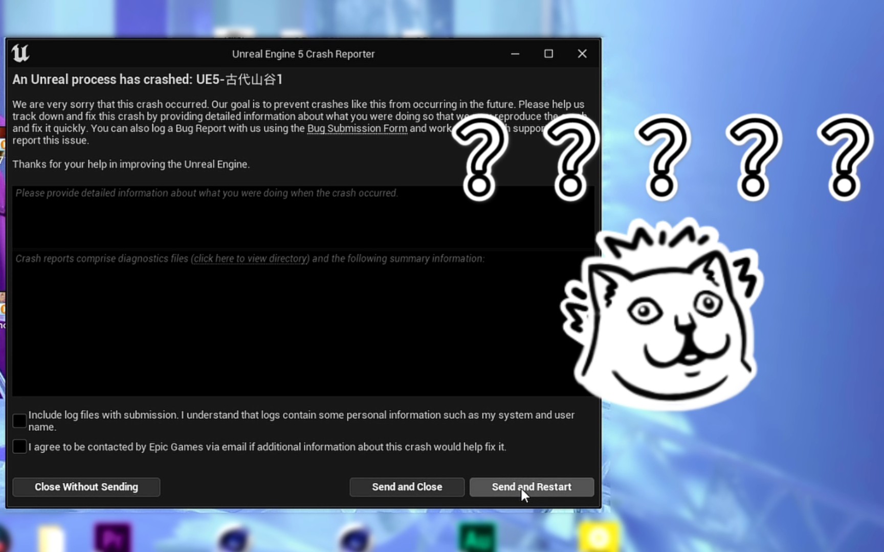 【嗯?】好家伙 UE5崩了连UE4也打不开了有知道原因的老铁么
