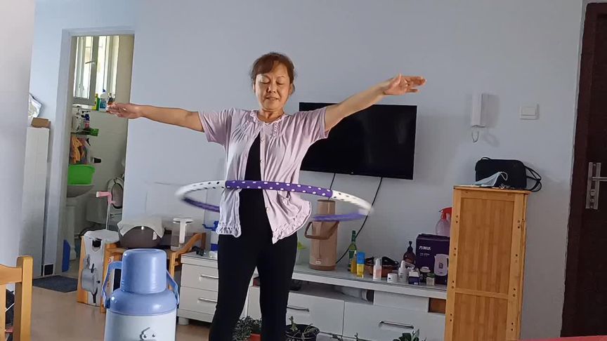 #不会掉的呼啦圈