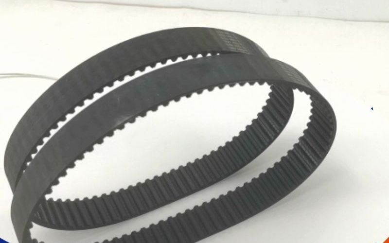 永航S8M圆弧齿黑色橡胶同步带 齿形带工业传动皮带厂家定制