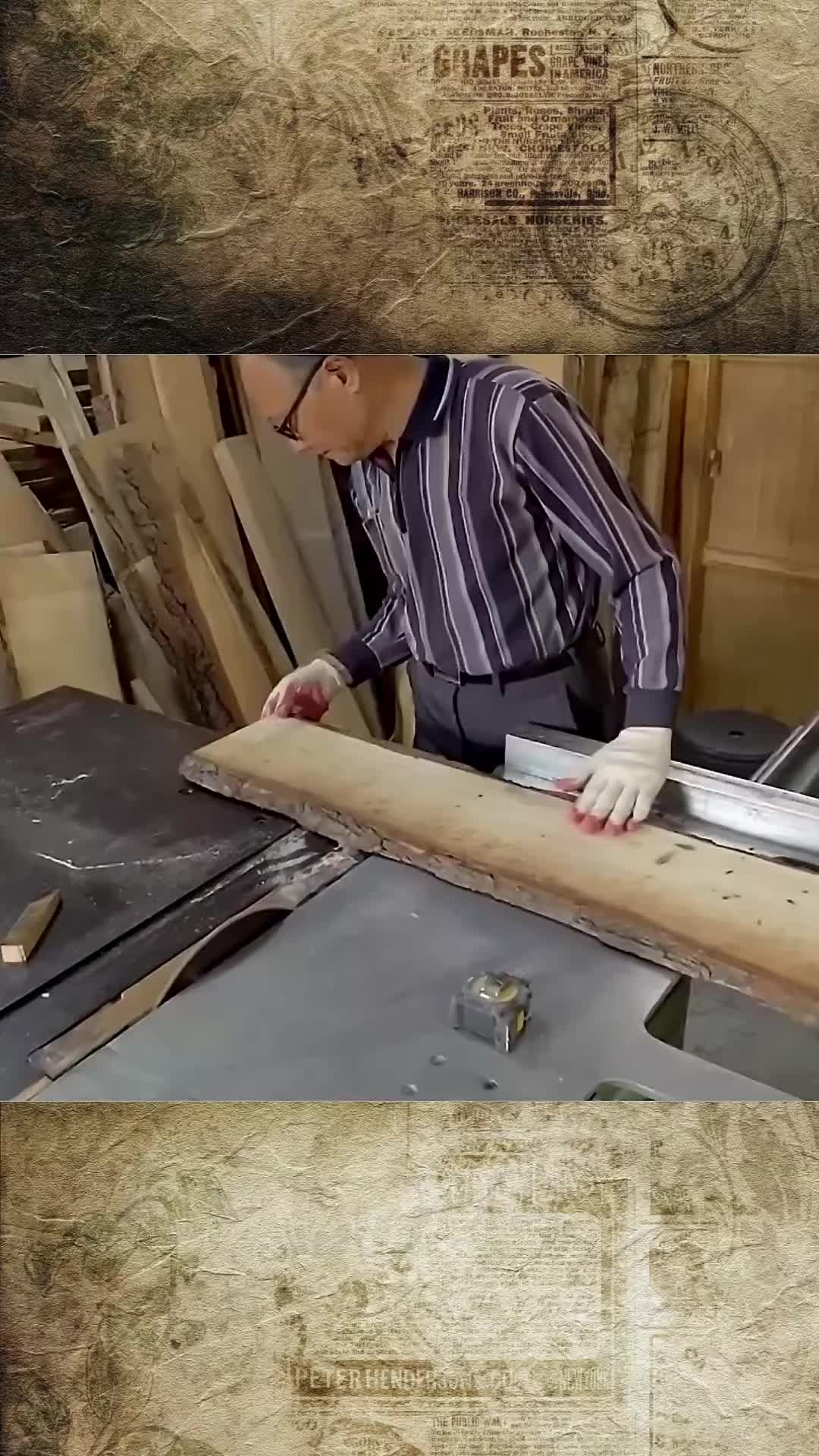 惊人的制作过程--圆木桌 的制作 #创作者中心 #创作灵感