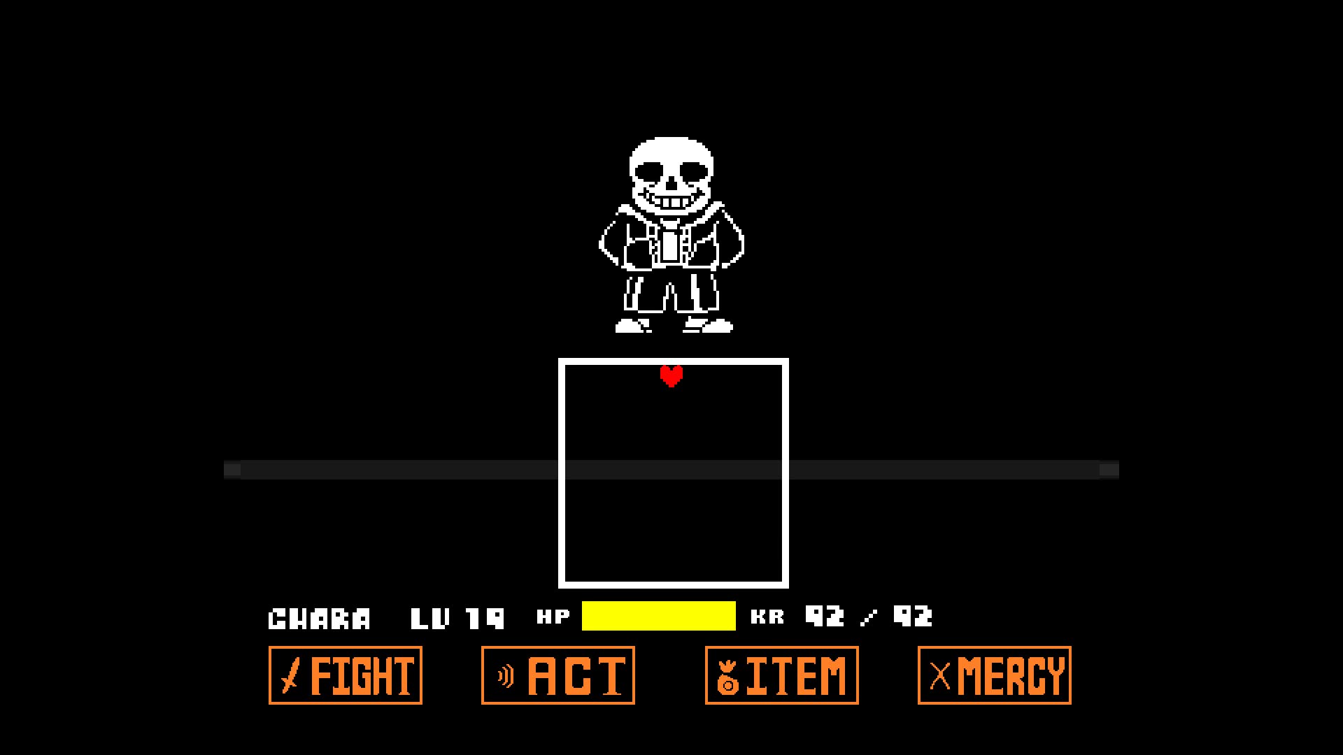 (全站第二?)sans模拟器全阶段按X键通过(一阶段无药)