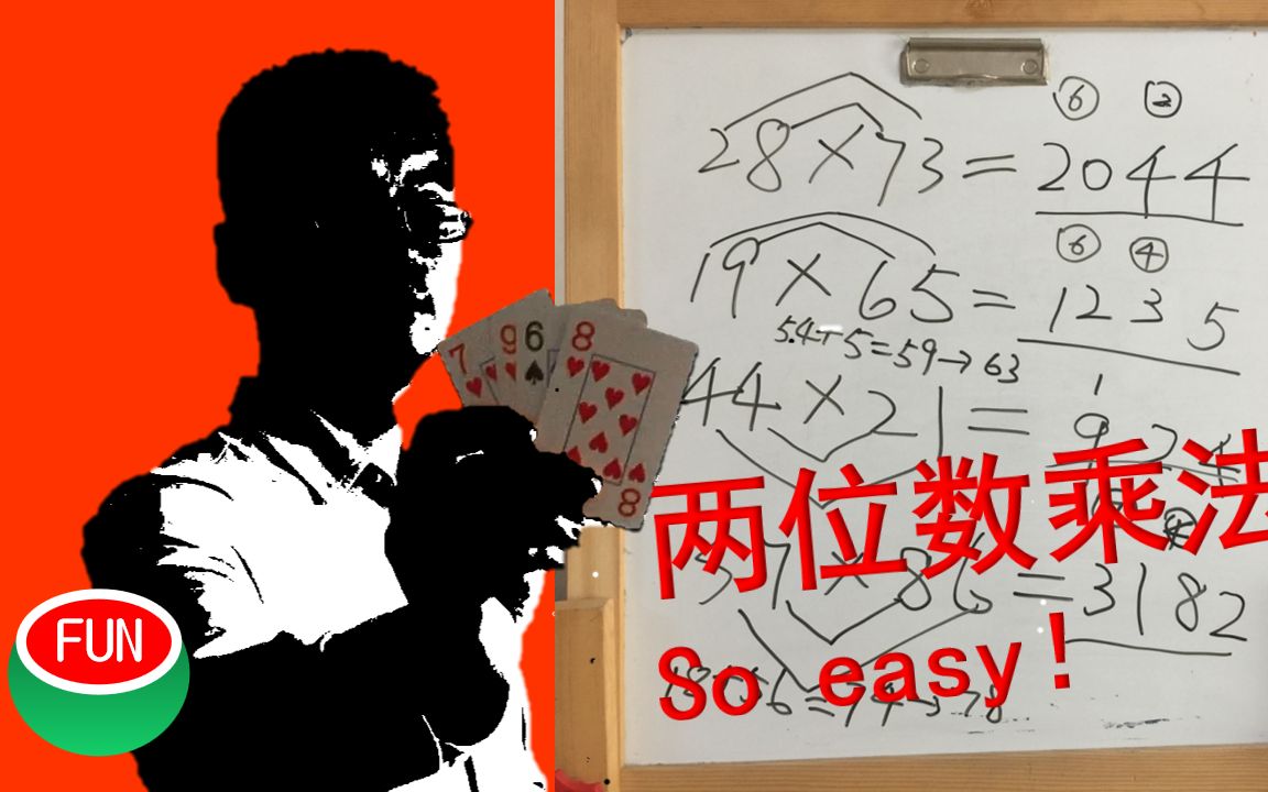 两位数乘法速算通用方法,掌握后原来这么简单!