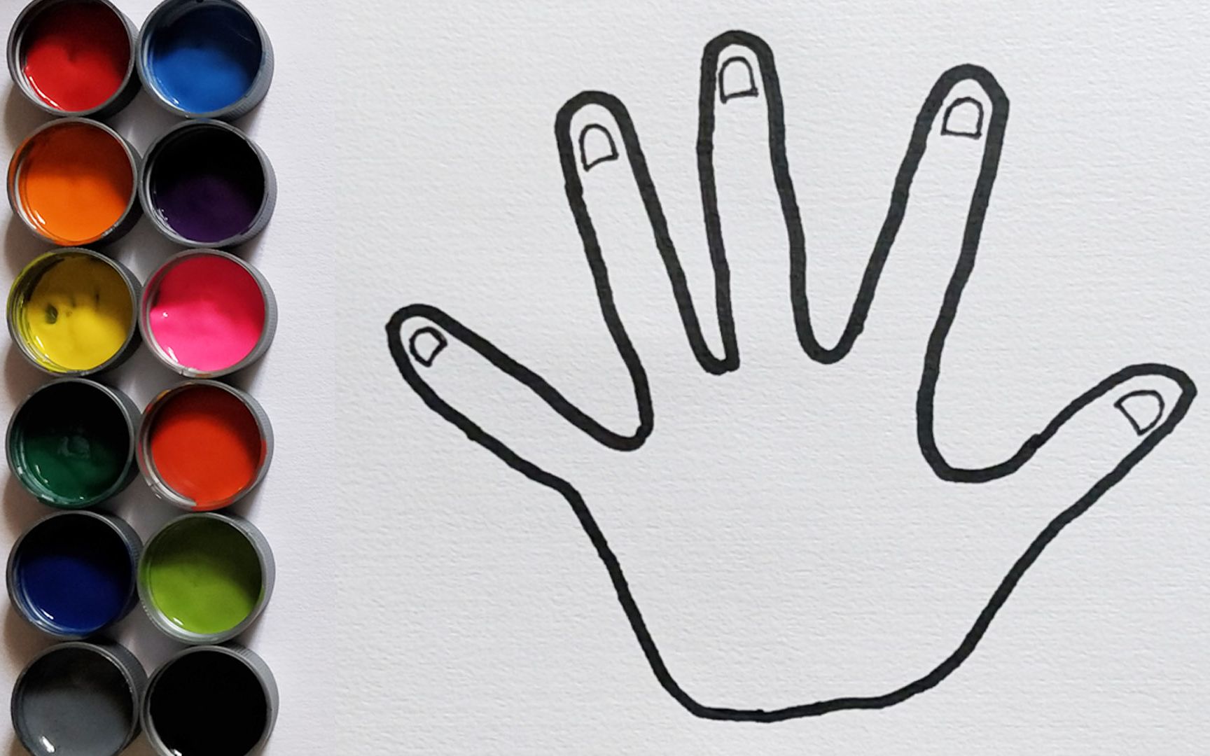 刘坚强儿童学《儿童简笔画(第4辑)》1-1彩虹手