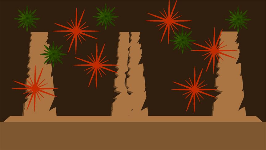 PS教程 PS绘制烟花与风化台柱子