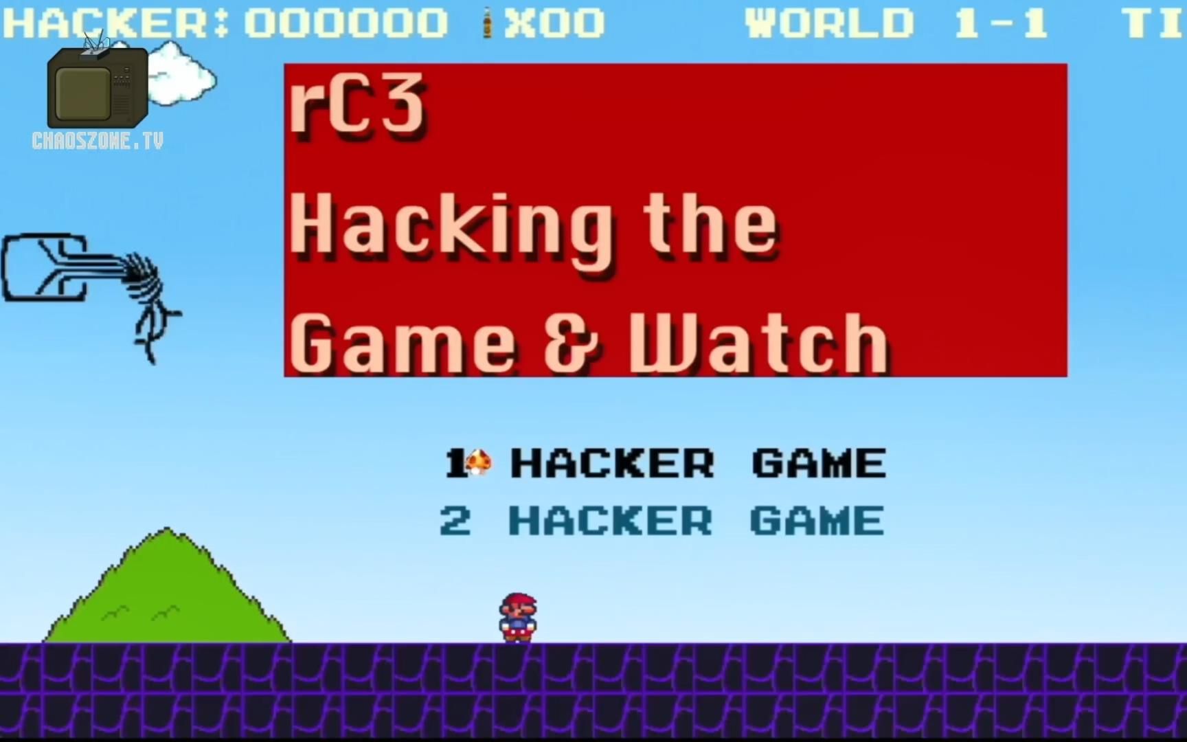 如何破解Game&Watch - Hacking the Nintendo Game & Watch(#rC3)