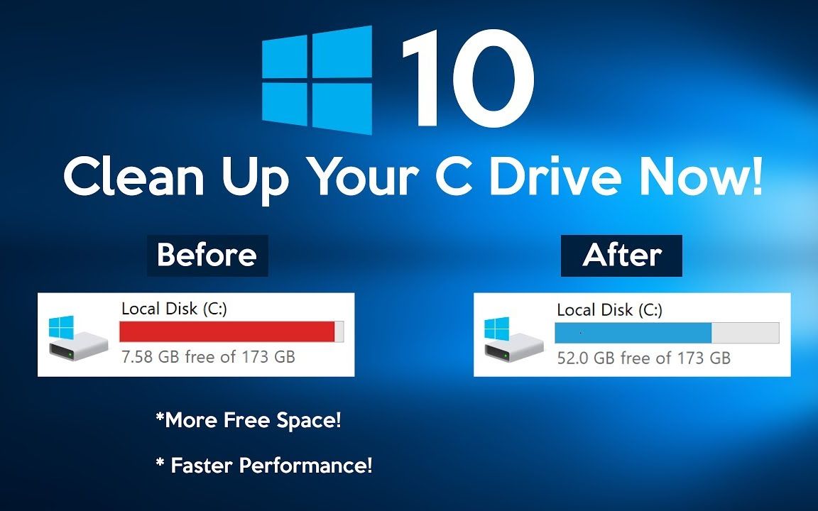 【Windows】如何在Windows 10中清洁C盘(让您的PC更快)