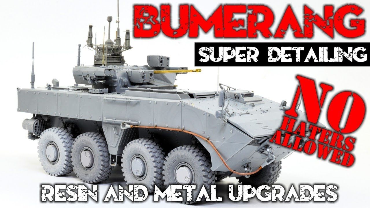 红星 1/35 俄罗斯8x8"回旋镖"轮式装甲运兵车模型制作Part.1