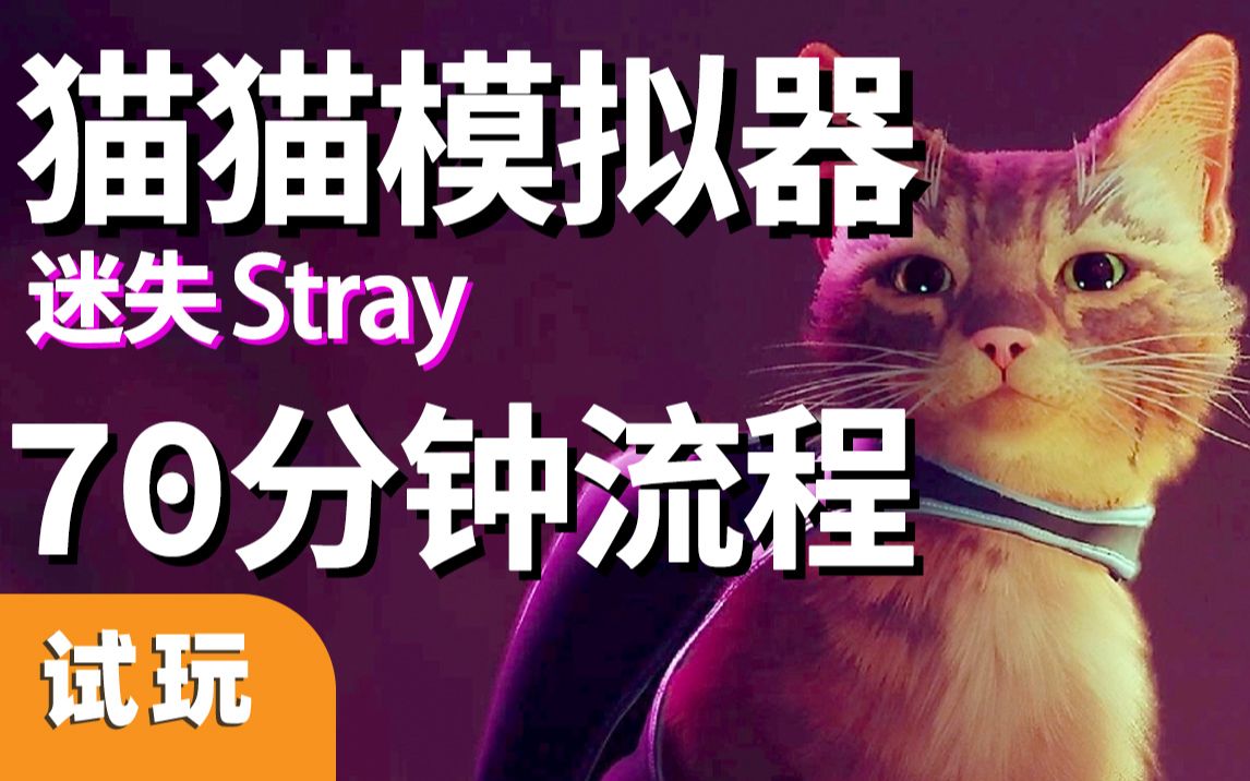 最好玩的猫猫模拟器来了!赛博世界猫咪冒险游戏《迷失》(Stray)全流程...