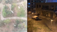 哈尔滨突降大雪一秒入冬,前天气温逼近30度,网友:这是冬夏之间跳跃啊!