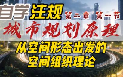 城市规划原理:第二章 第一节 (从空间形态出发的空间组织理论)