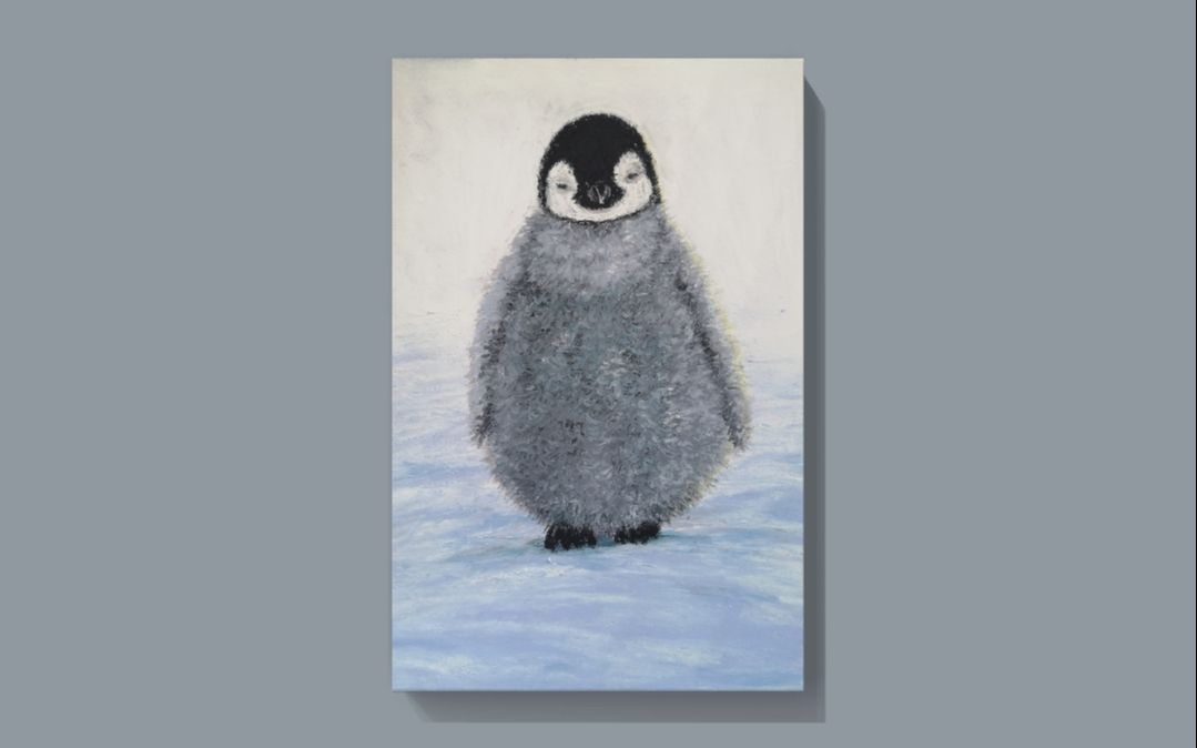 【油画棒】企鹅宝宝