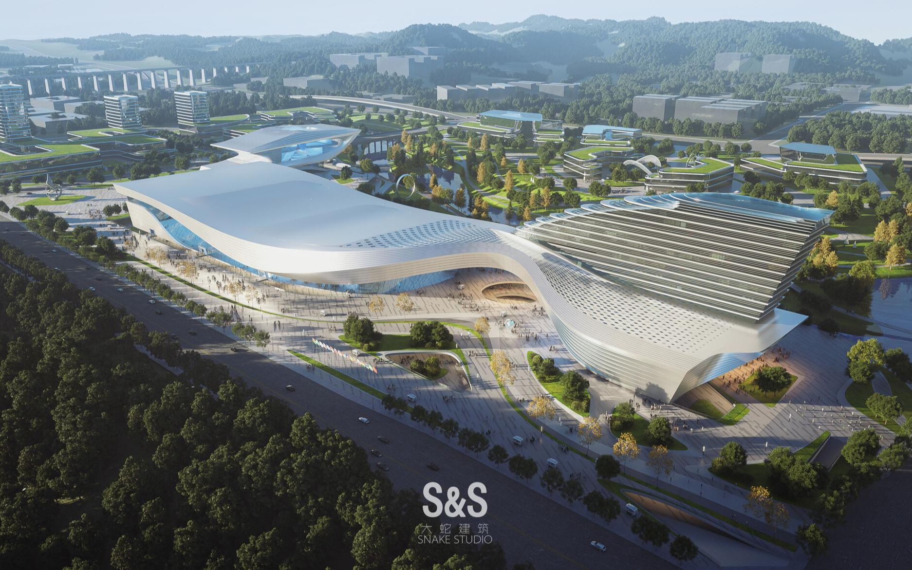 中信建筑-宜昌科技馆、会展中心设计方案