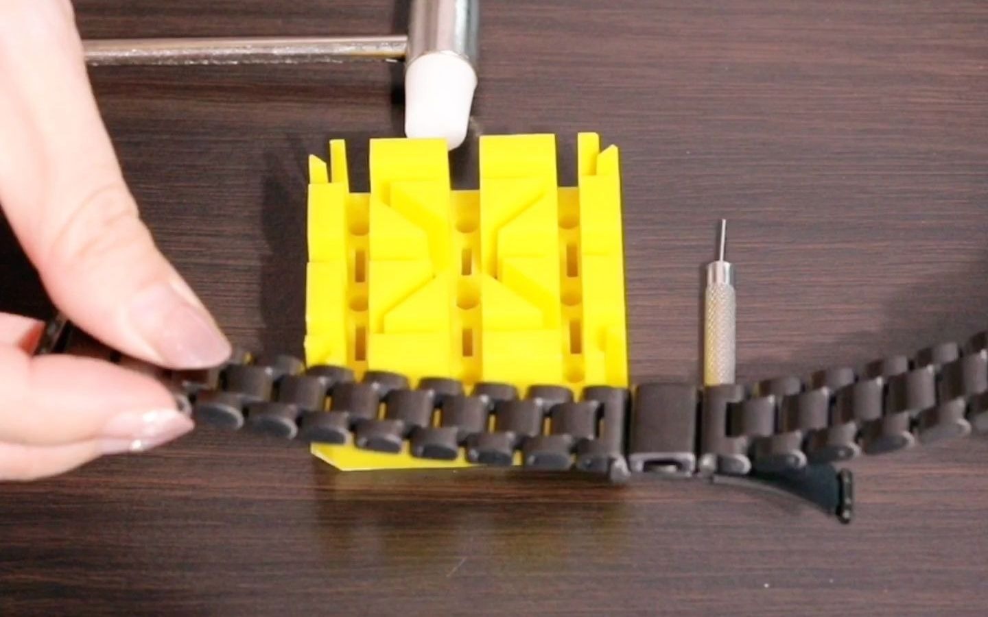 不锈钢表带拆装