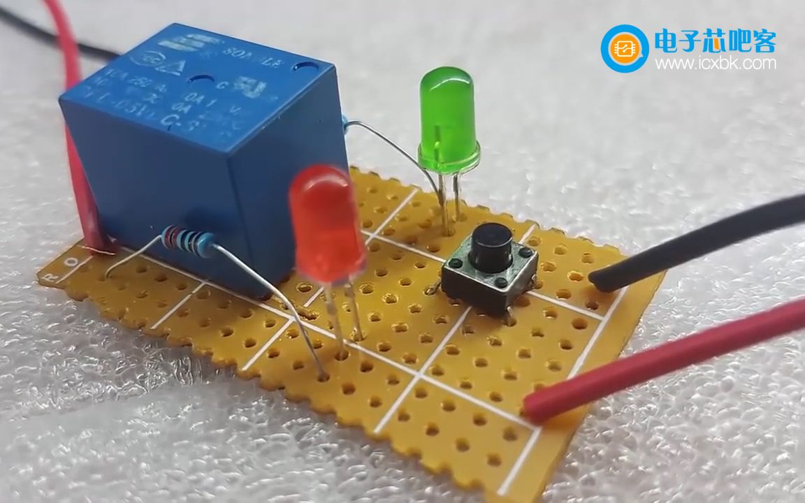 一招实现单继电器短路保护