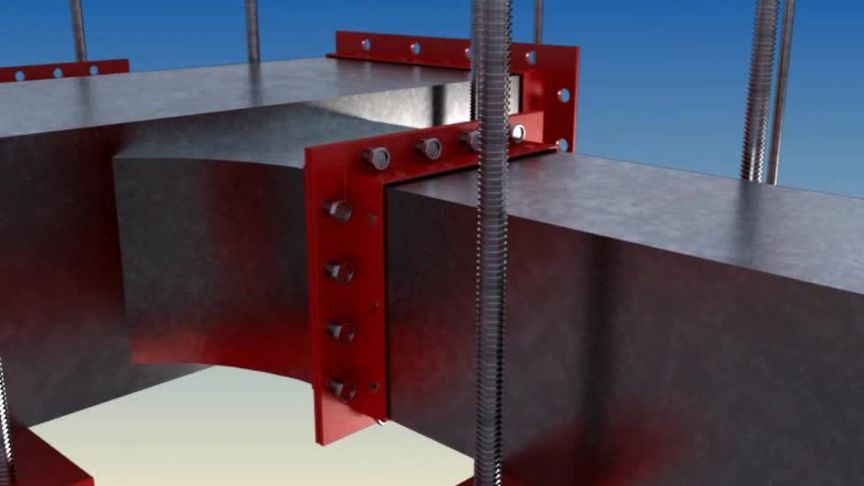 空调风管的安装过程仿真动画,3Dmax建模材质动画渲染