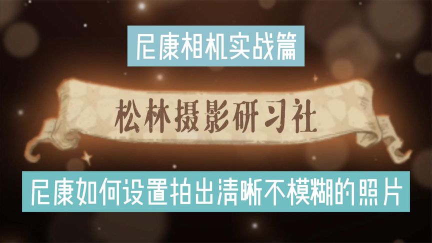 尼康如何设置拍出清晰不模糊的照片?