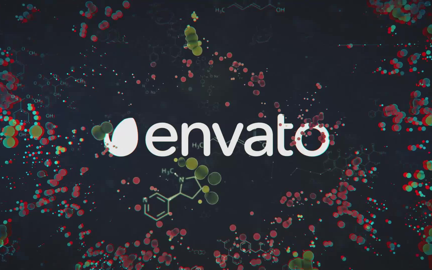 AE模板-细胞病毒细菌医院医疗医生生物特效的动态LOGO片头模板...