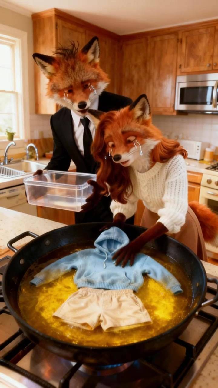 动漫:厨房可不是游乐场。安全才是最重要的。