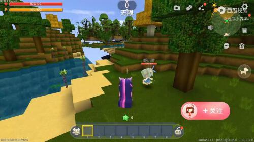 迷你世界大挑战瓜瓜肚里撑船,羊羊一口吞!