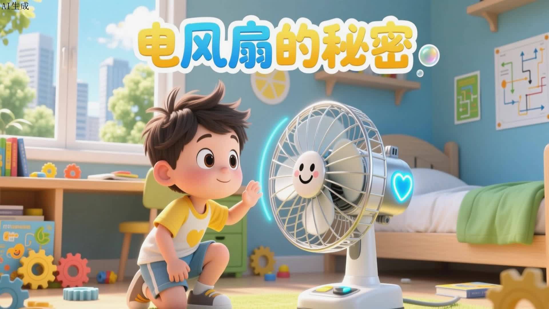 电风扇转动秘密,核心原理解析,生活小百科