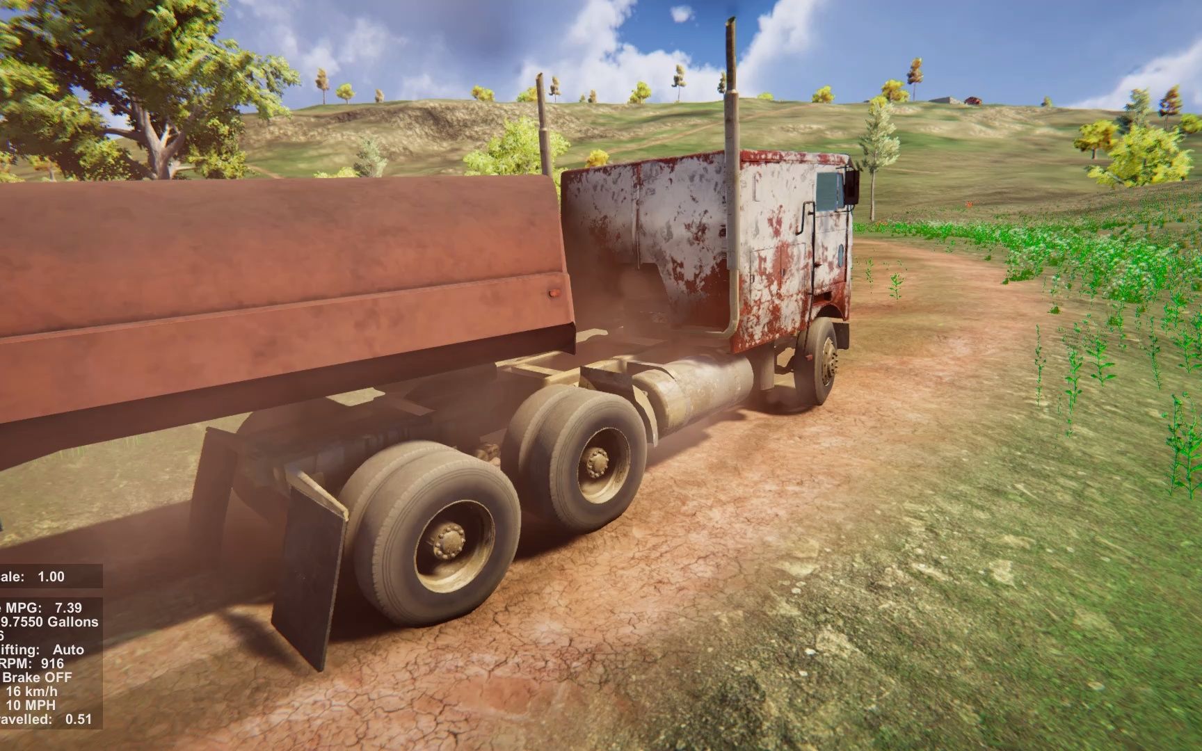 【我的卡车游戏】油罐挂车极限驾驶