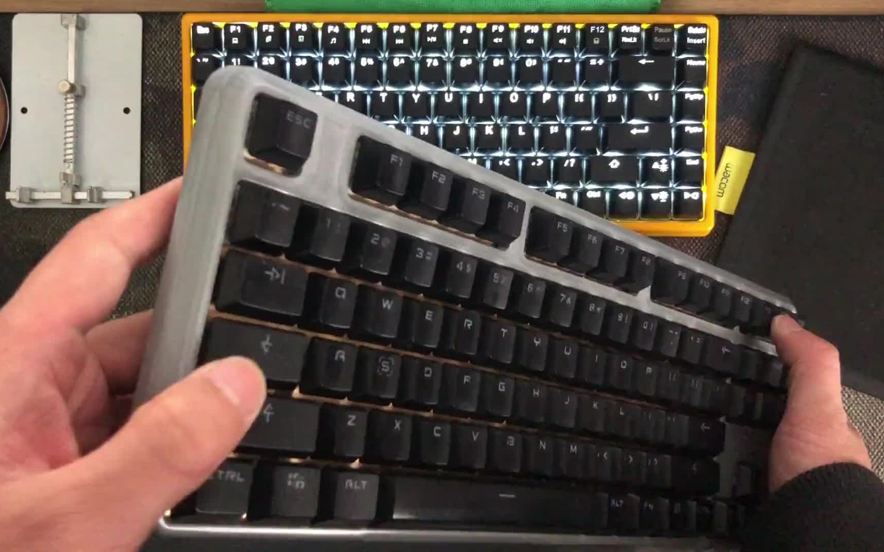 富勒SM680R,键线分离TYPE-C,装壳,展示,大键调教,RGB机械键盘