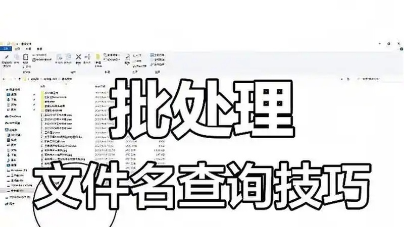 批量查询文件夹与文件名称,轻松筛选特定类型