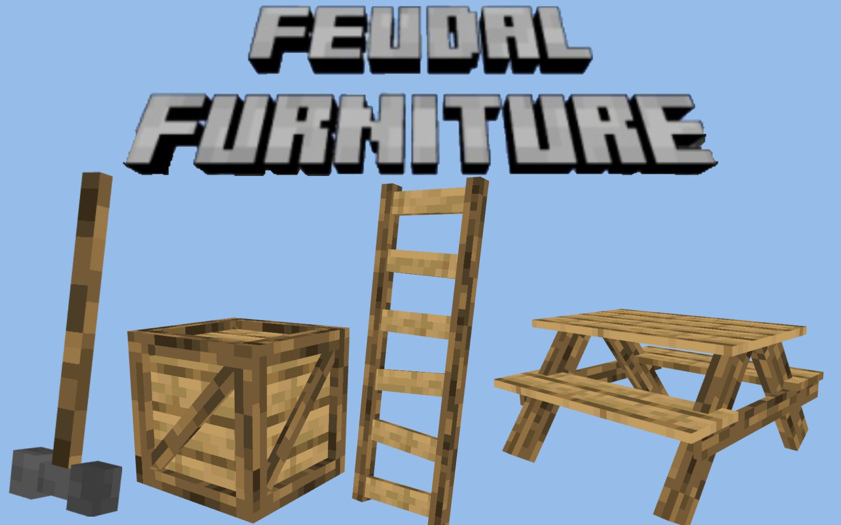 【我的世界手机版】可制作的木质家具模组