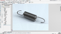 怎么利用SolidWorks绘制拉伸弹簧(挂钩弹簧)?