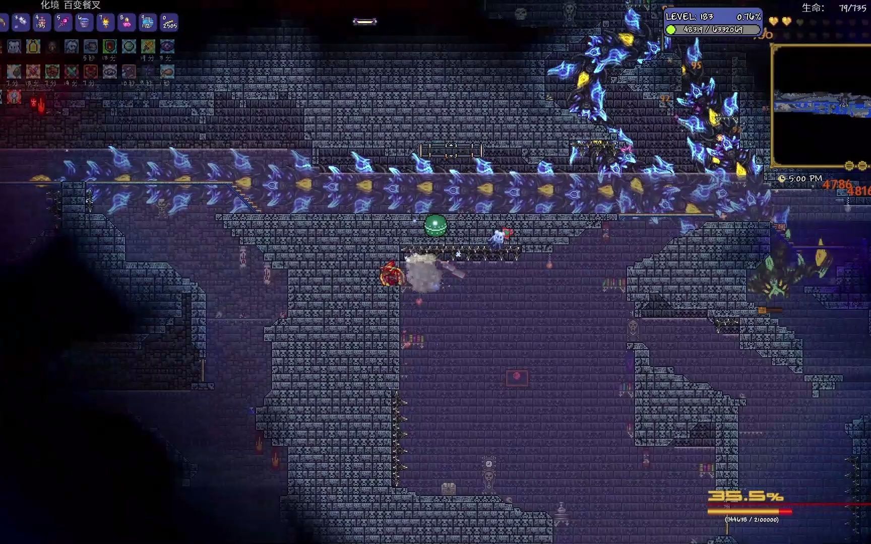 泰拉瑞亚灾厄:丛林龙前完成终极灭杀:成年幻海妖龙!