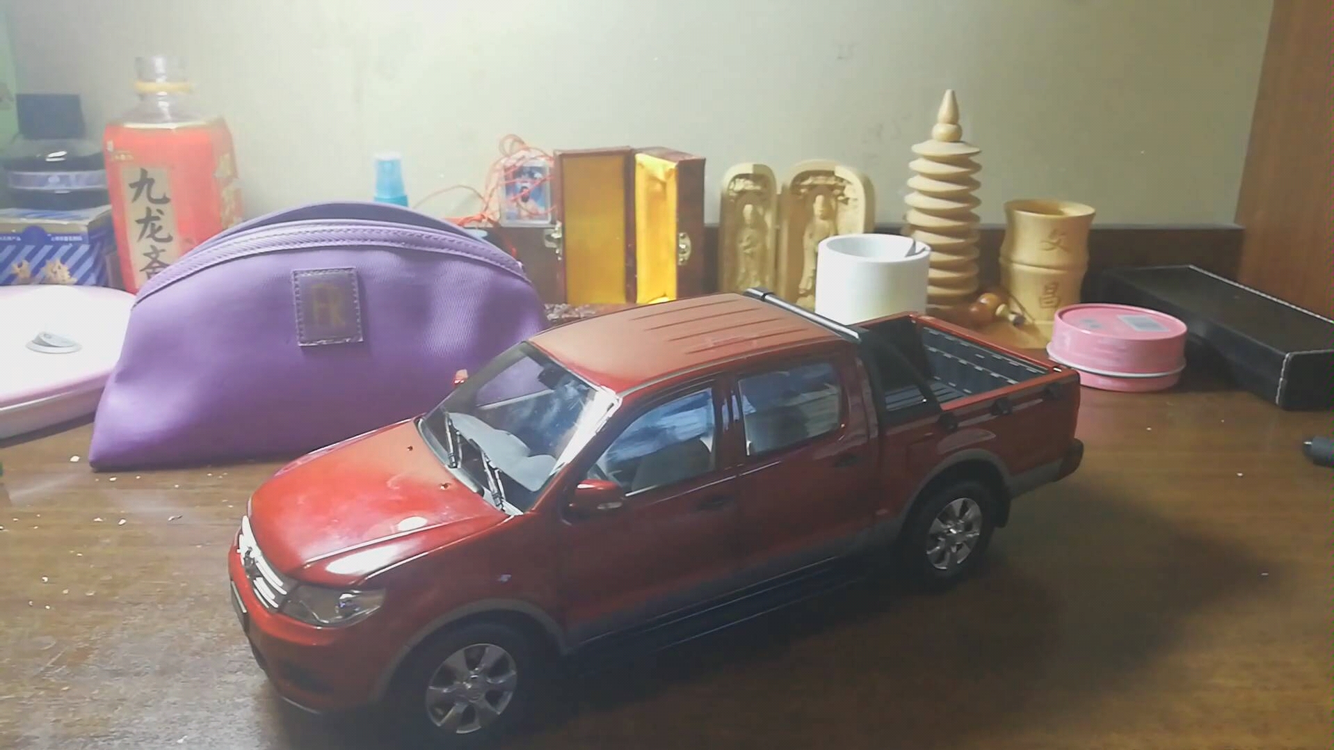 【红哥车辆测评】第三期 东北力士—圣然1/18黄海N1皮卡模型(皮卡类...