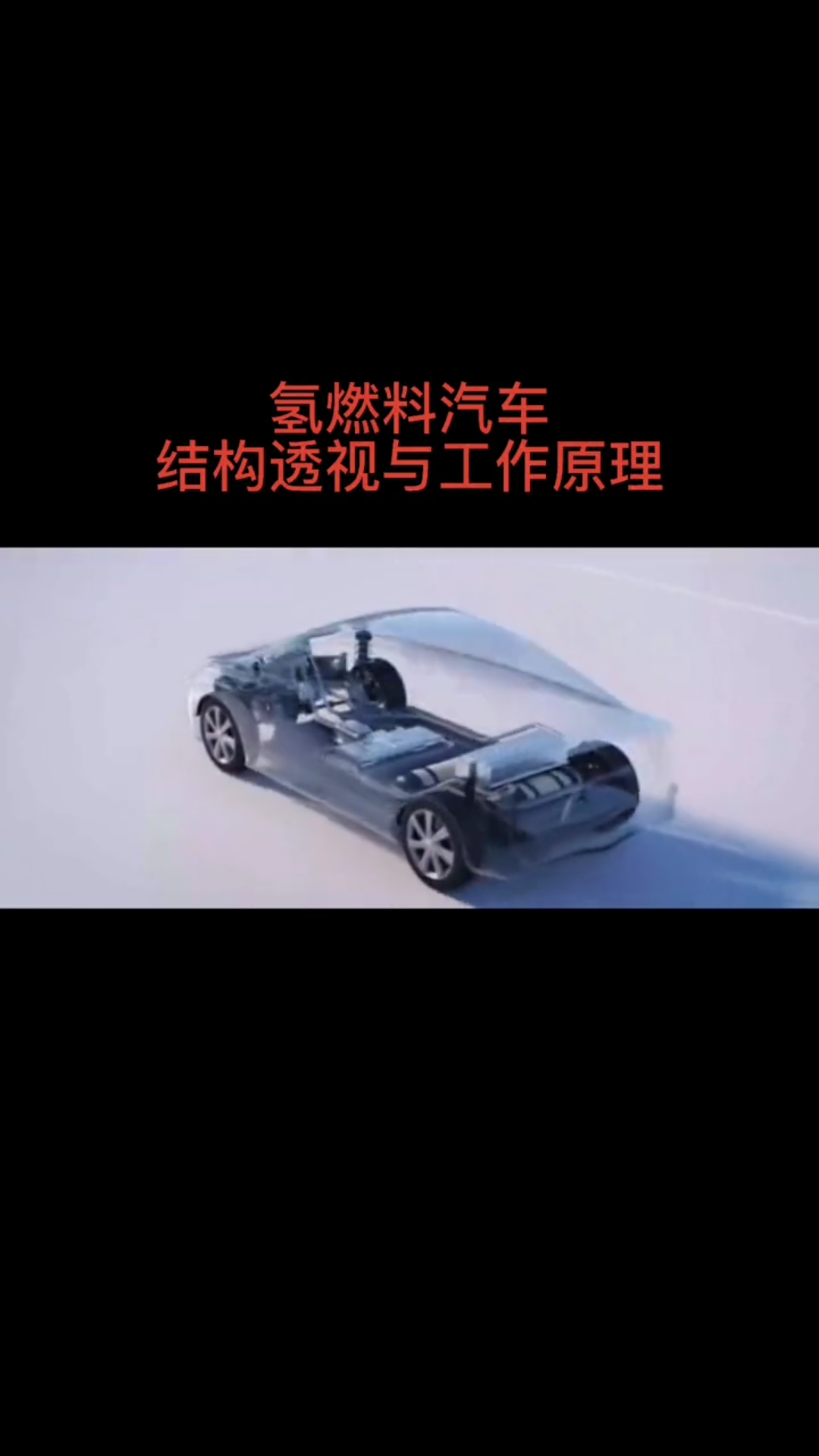 来看看氢燃料汽车结构透视和工作原理