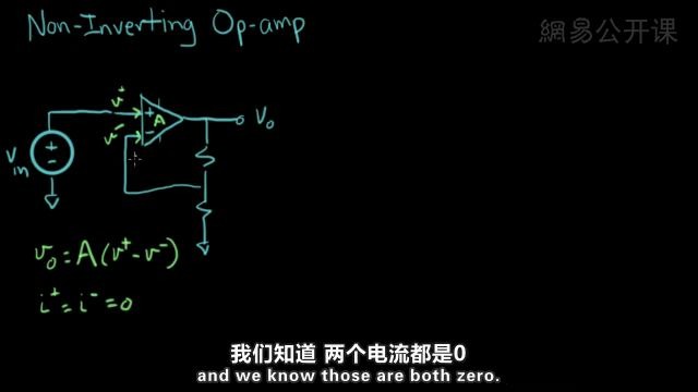 【可汗学院】【电气工程】【中英字幕】68 .同相运算放大器电路-公开课