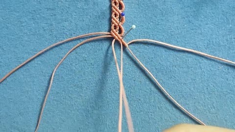 绳结 编绳教程 手工编织 纯手工编绳 手绳编织