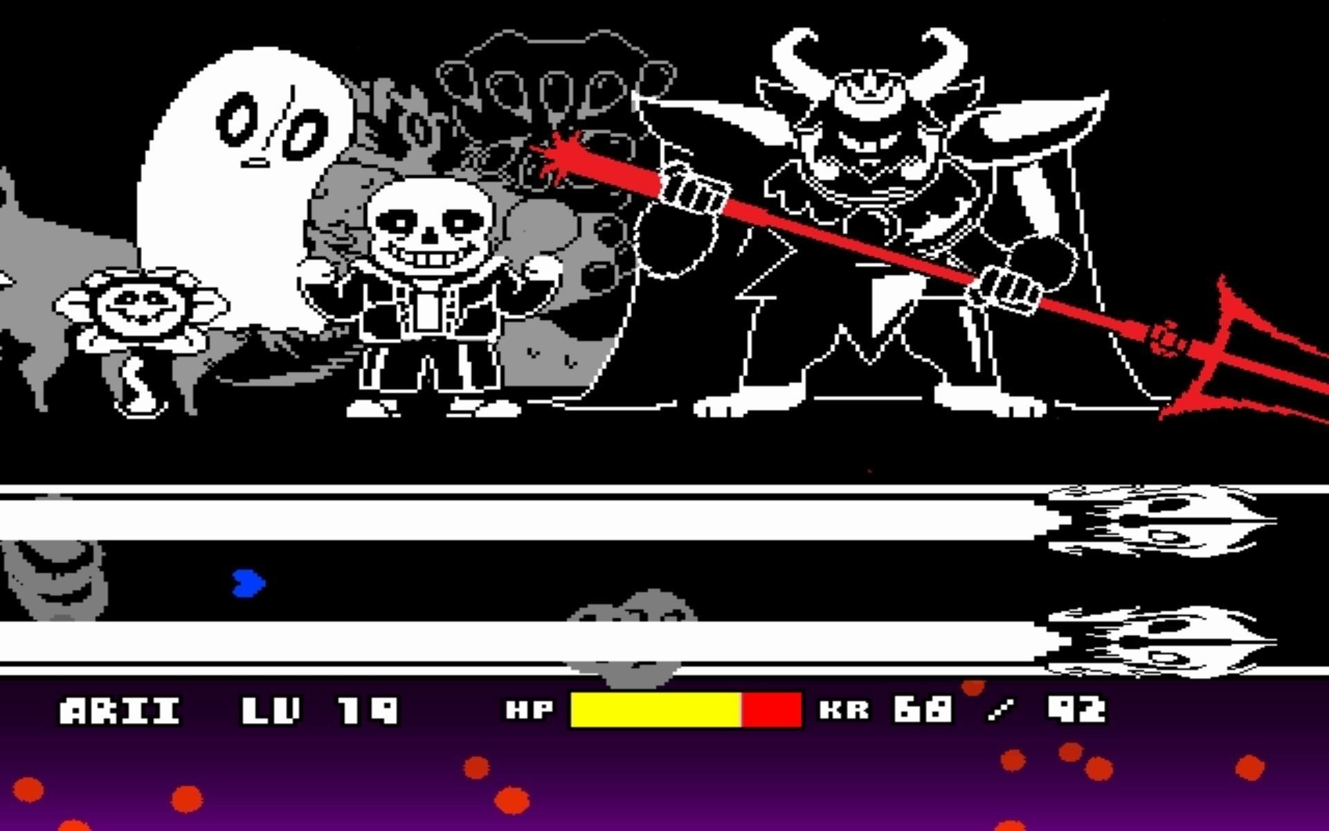 sans审判战但是存活的怪物都来帮助sans(燃起来了!)
