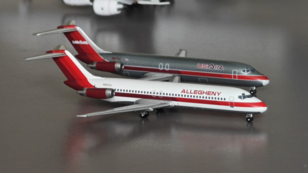 AC全美航空DC-9飞机模型开箱