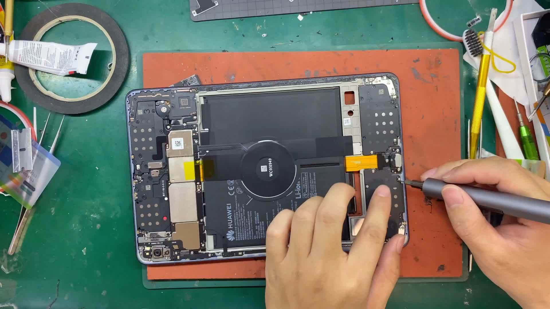 华为matepad pro换屏幕总成教程