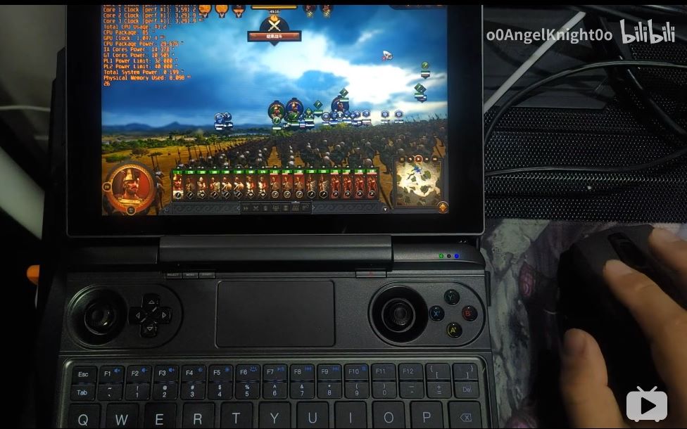 全面战争传奇:特洛伊 8寸掌机疯狂挑战高特效万人大战——GPD WIN ...