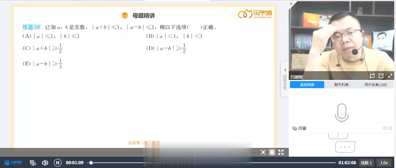 2022考研管综 老吕数学母题 课程