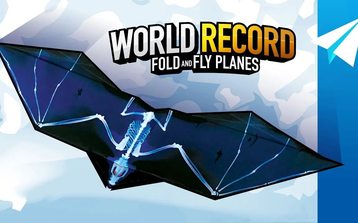 John Colins设计的扇着翅膀飞行的纸飞机——Bat