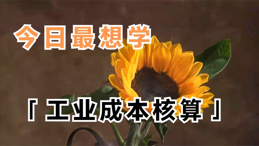 通俗地讲解,会计小白们想学到手的,工业企业成本之核算!(一)