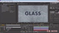 AE教程AE玻璃透明文字合成AE特效合成效果AE动画制作