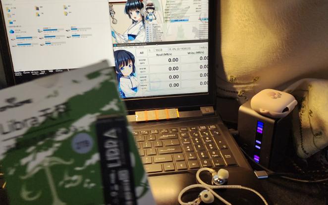 (kp2全部驱动)实测炫龙kp2模具支持2T固态,达墨2T天秤座跑速温度...